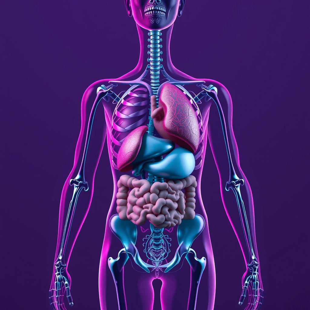 human body with organs – Spring AI Studio